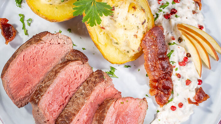 Rosa gebratenes Rinderfilet | Rezepte | HIT