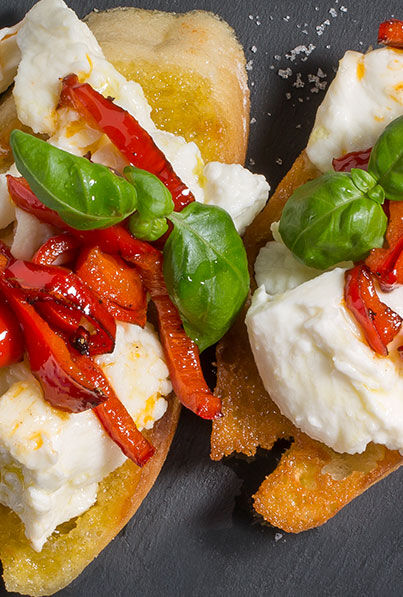 Bruschetta Mit Paprika